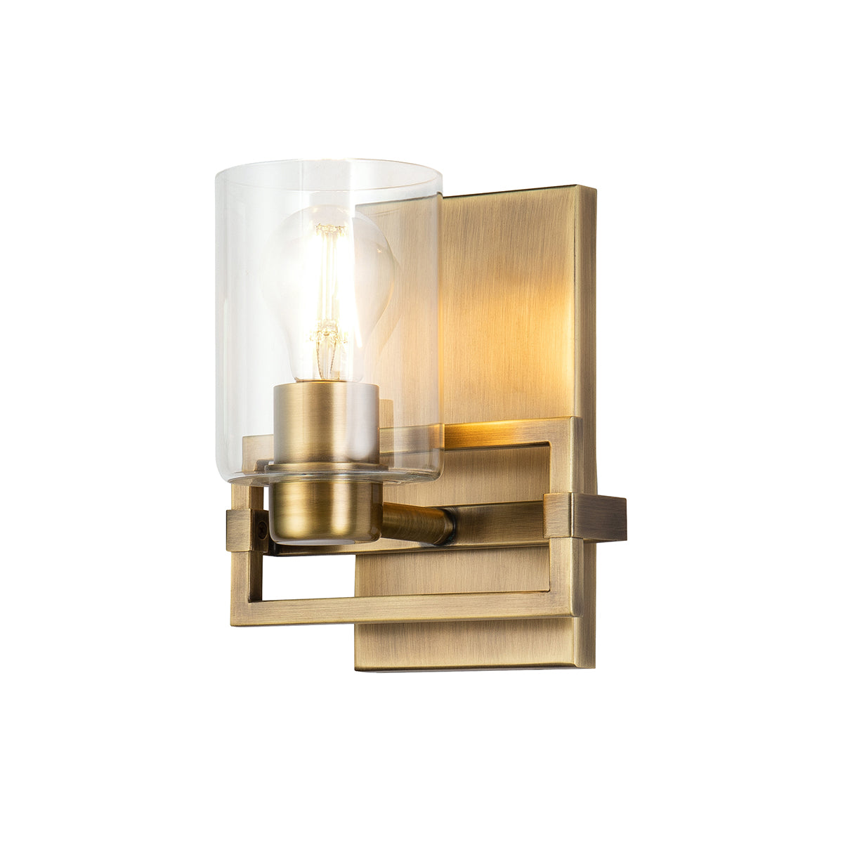 Estes 1 Light Bath Bar Antique Brass – Lucas McKearn